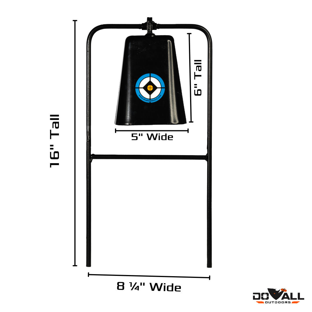 .22 Cow Bell Steel Target | Do All Outdoors