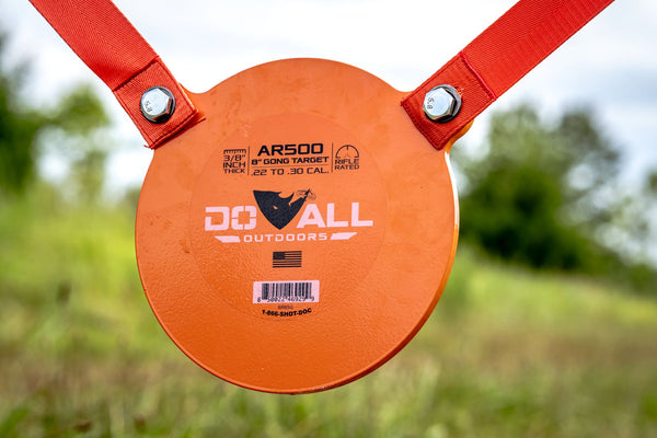 8" Rifle Gong | AR500 Steel Targets | Do All Outdoors